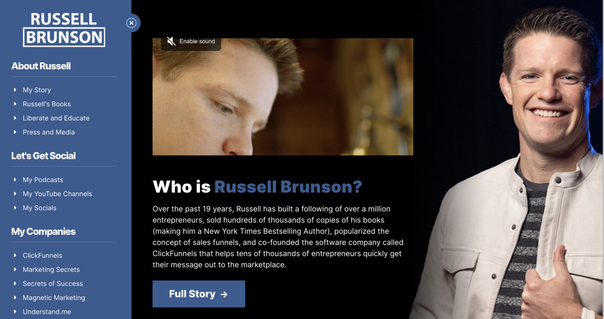 Russell Brunson Biography 2025